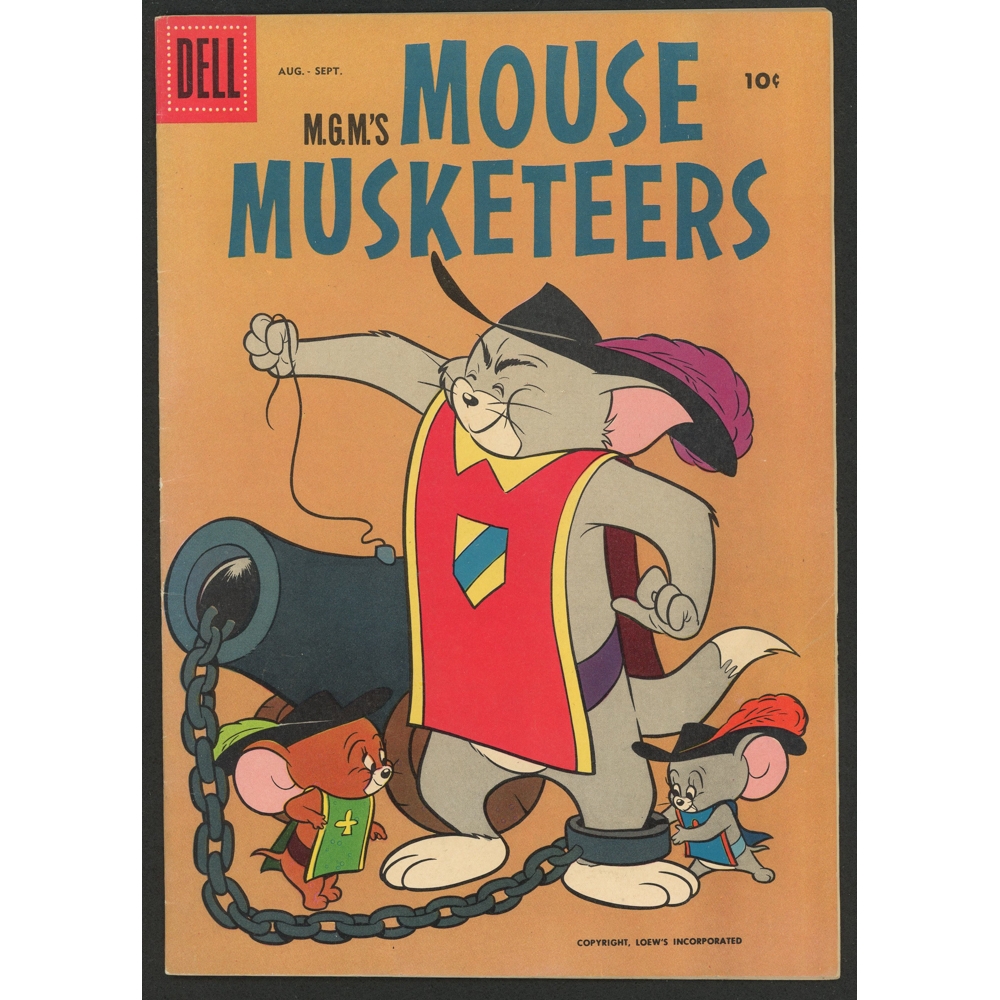 Vintage 1958 "Mouse Musketeers: Tom & Jerry" Issue #14 Dell Comic Book ...