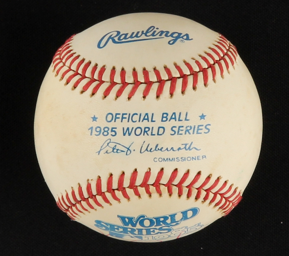 Jack Clark Signed 1985 World Series Baseball Inscribed "The Ripper ...