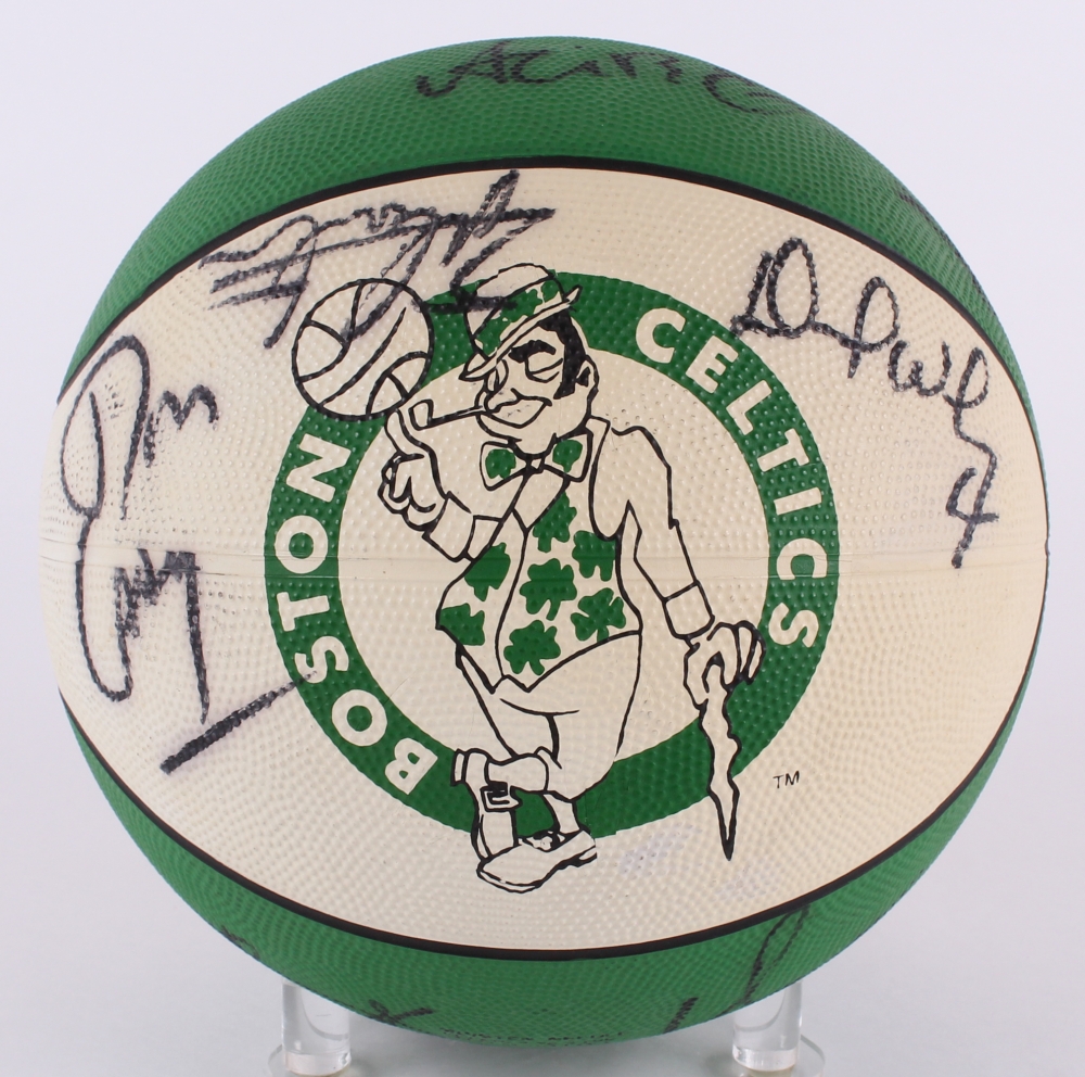 1994-1995 Celtics Logo Basketball Team-Signed by (15) with Dominique ...