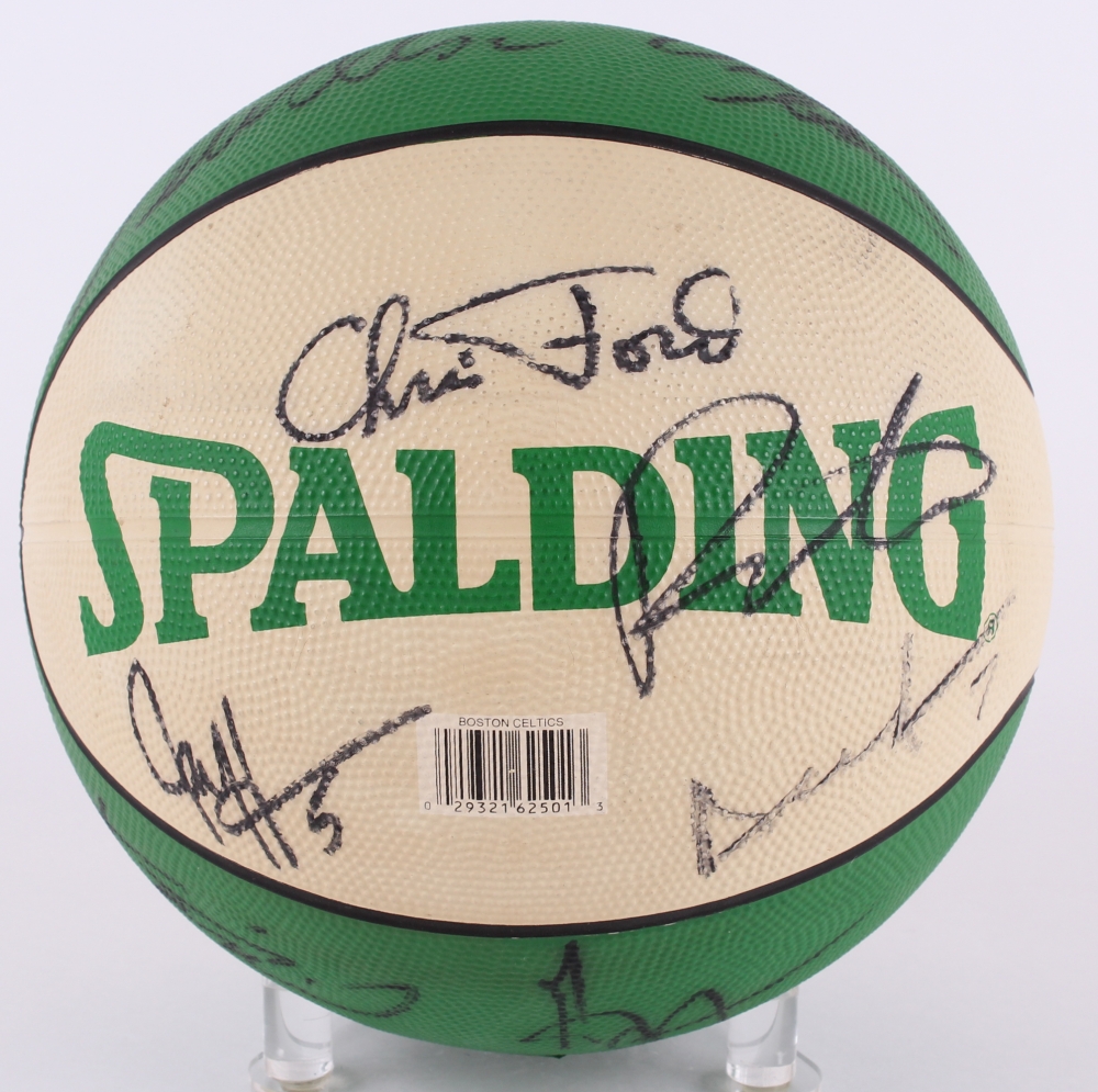 1994-1995 Celtics Logo Basketball Team-Signed by (15) with Dominique ...