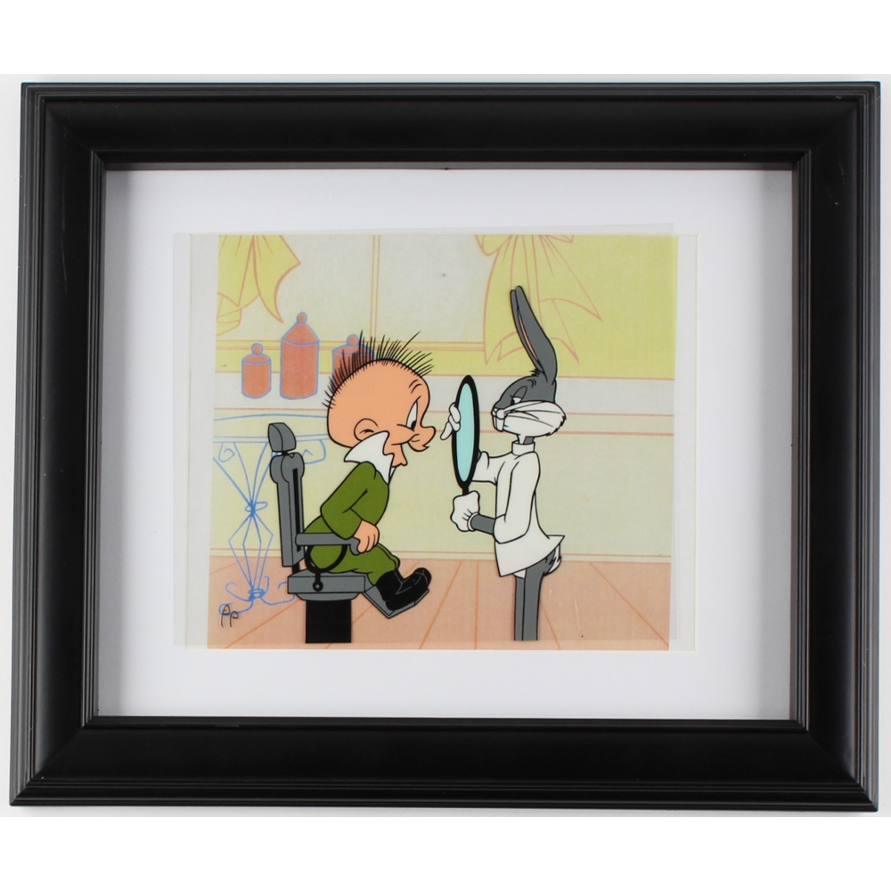 Bugs Bunny & Elmer Fudd "Rabbit of Seville" 14" x 17" LE Custom Framed ...