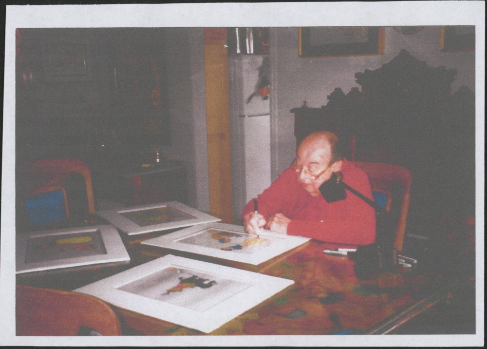 Marc Davis Signed Mickey & Minnie Walt Disney "Suprise Party Hugs ...