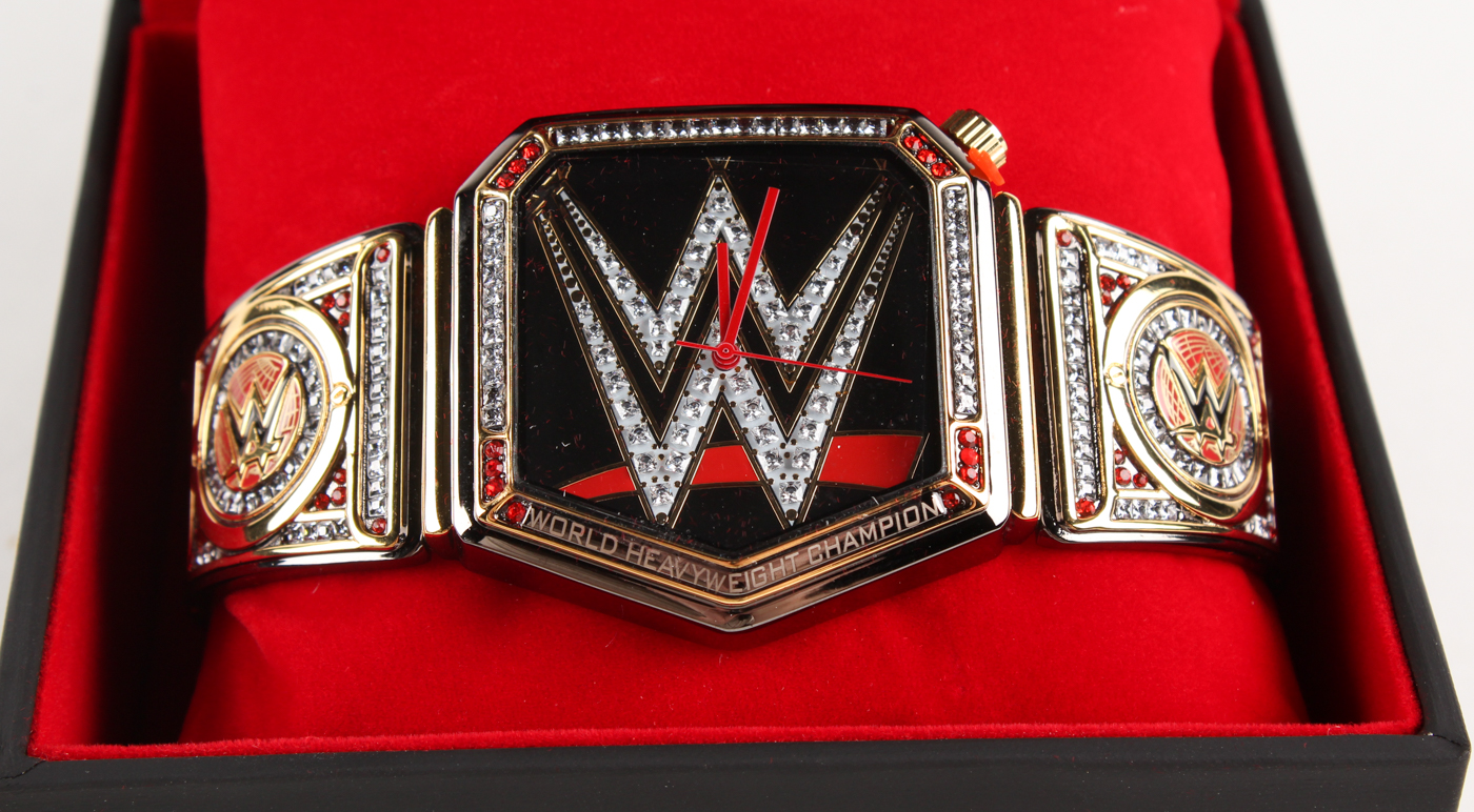 WWE World Heavyweight Champion Title Stainless-Steel Watch | Pristine ...