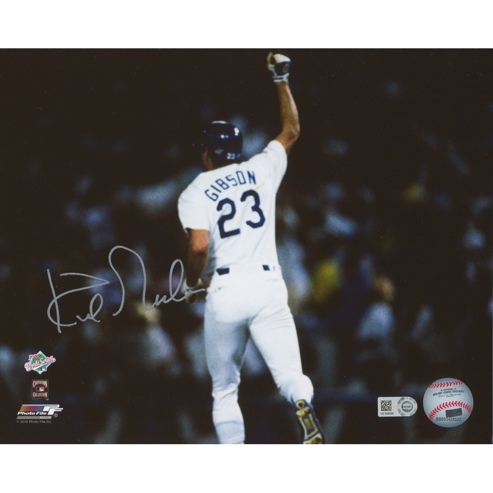Kirk Gibson Signed Dodgers 8x10 Photo (MLB Hologram) | Pristine Auction