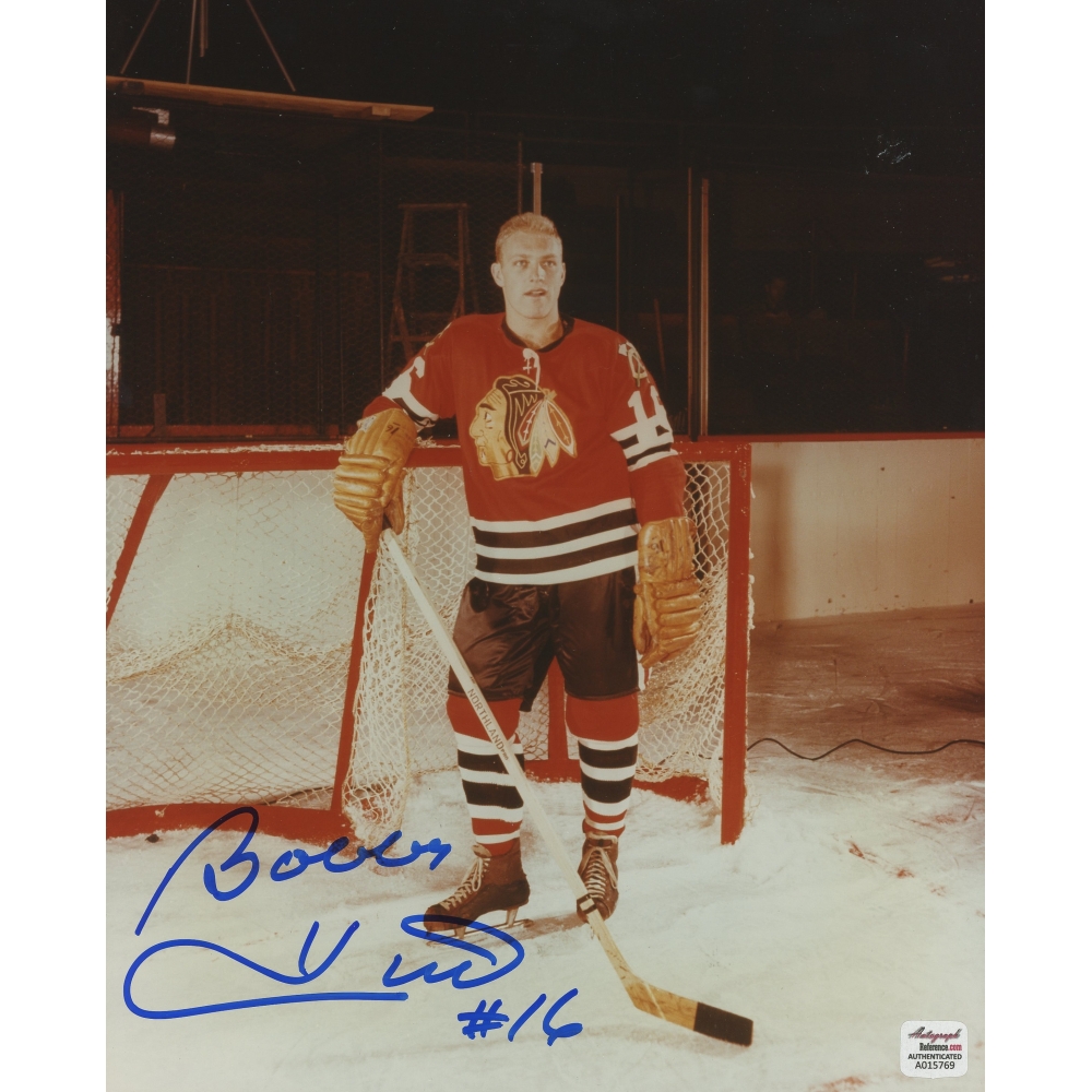 Bobby Hull Signed Blackhawks 8x10 Photo (Autograph Reference COA ...