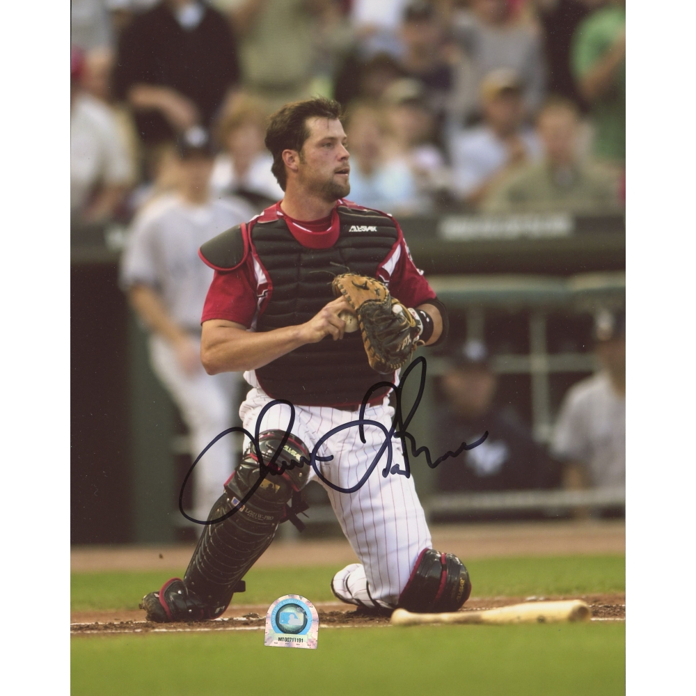 Jason LaRue Signed Reds 8x10 Photo (MLB Hologram) | Pristine Auction