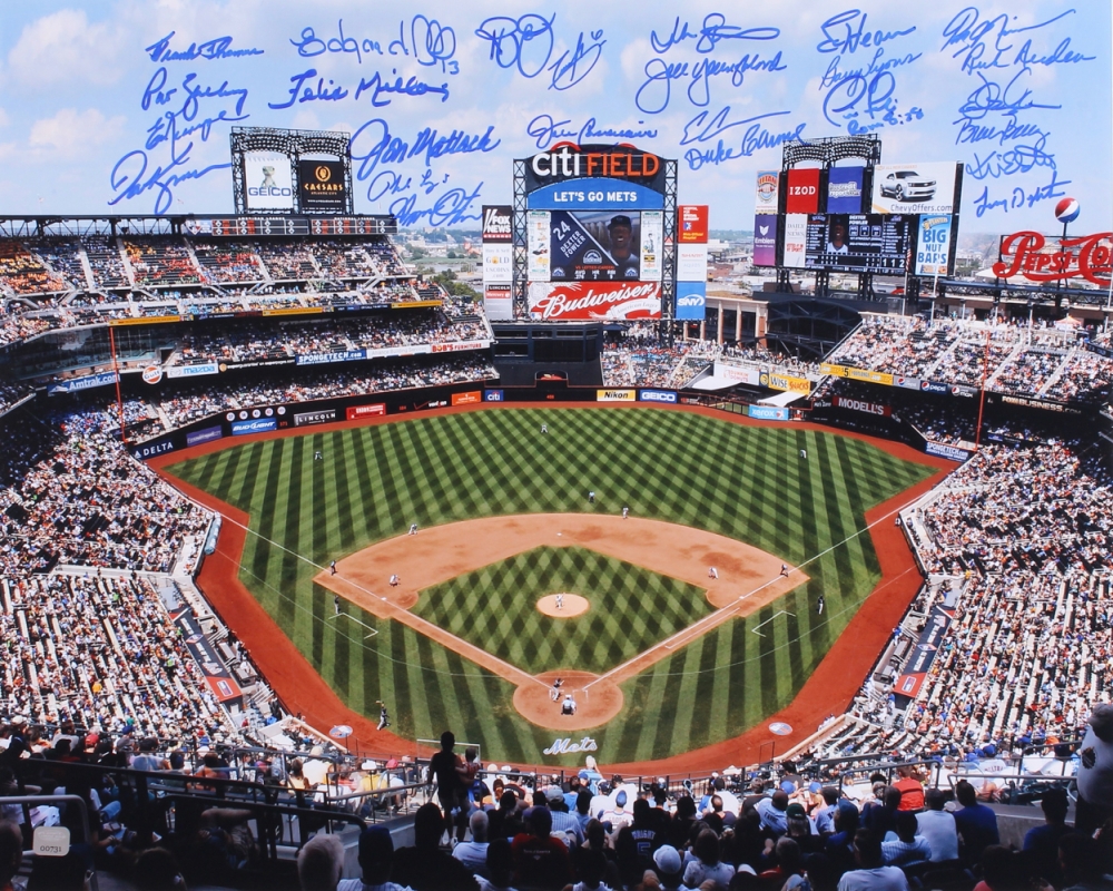 New York Mets 16x20 Photo Signed by (25) with Pat Zachary, Ed Kranepool ...