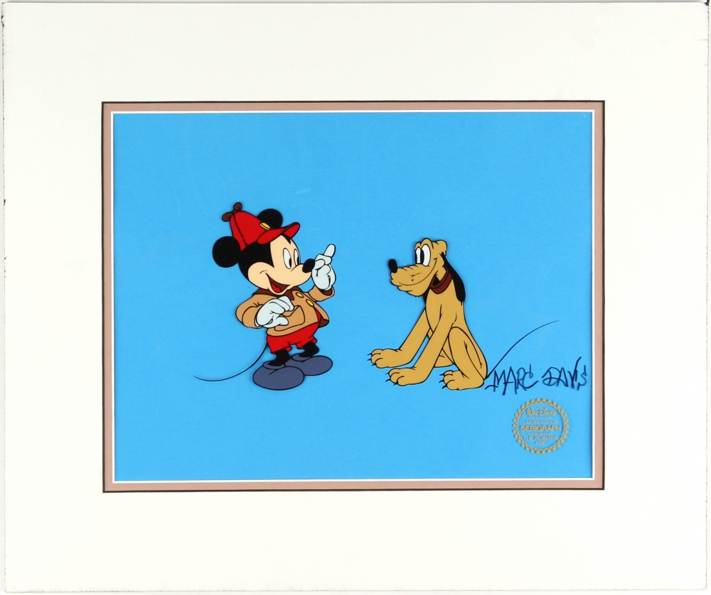Marc Davis Signed Mickey Mouse & Pluto Walt Disney "The Pointer" LE ...