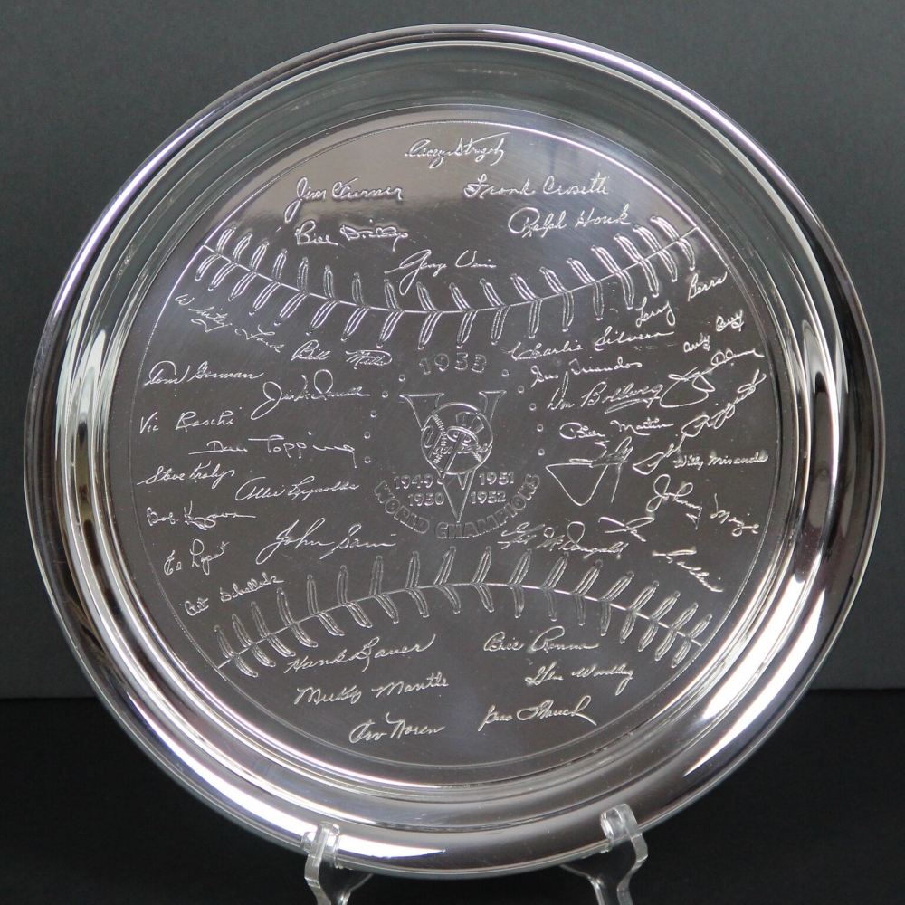 Vintage 1953 New York Yankees World Series Champions Team Member Silver ...