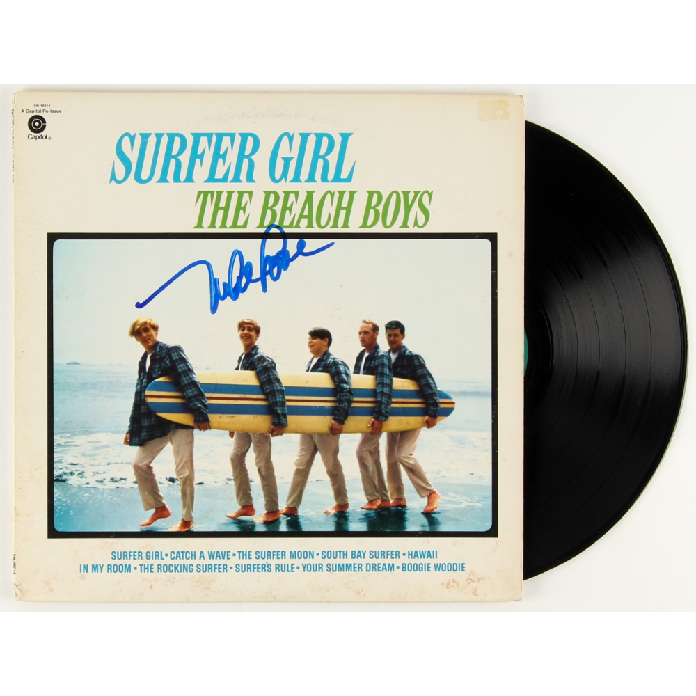 Mike Love Signed "The Beach Boys - Surfer Girl" Vinyl Record Album (JSA ...