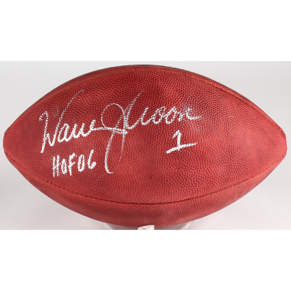 Warren Moon Signed Official NFL Football Inscribed " HOF 06"(JSA COA ...