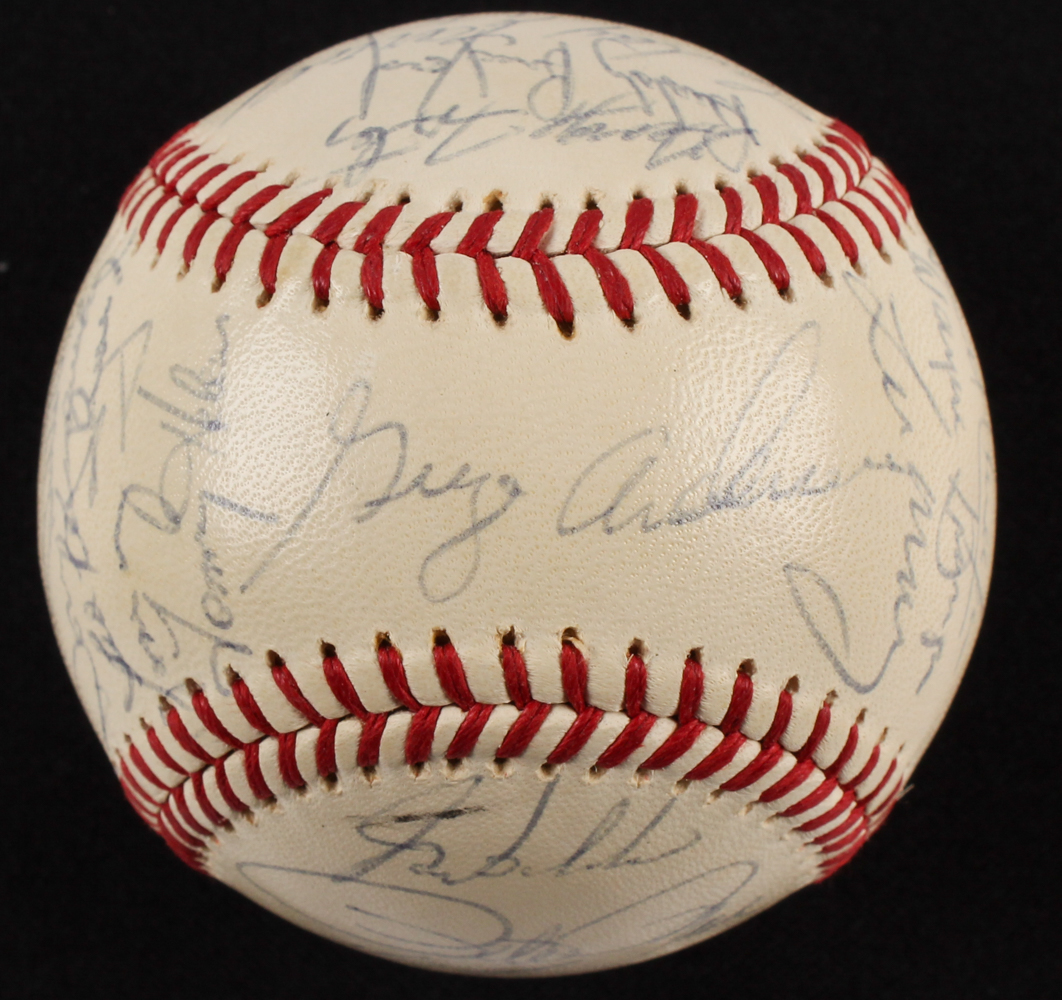 1971 Cincinnati Reds Team-Signed ONL Baseball with (18) Signatures ...