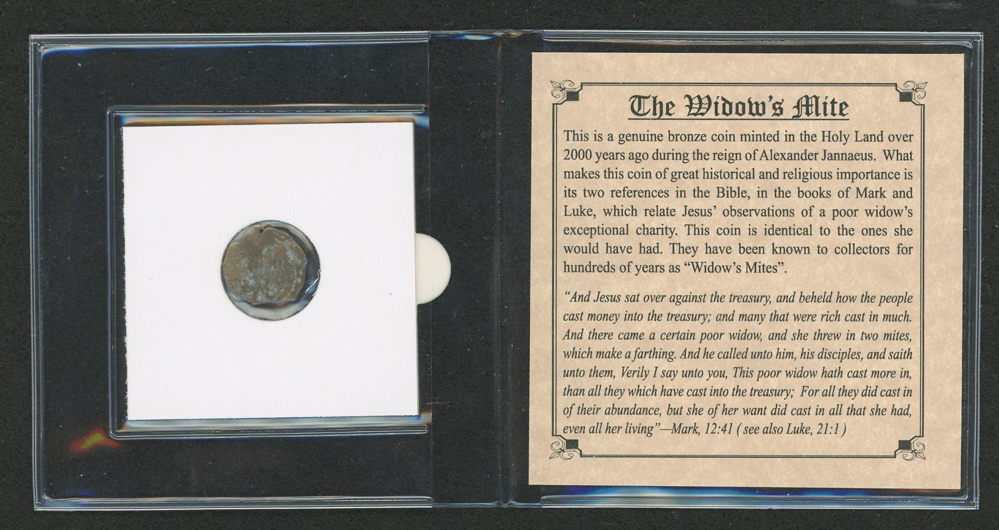 Rare Certified Biblical 2000 Year Old "Widow's Mite" Coin From The Holy ...