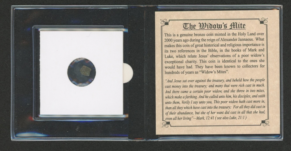 Rare Certified Biblical 2000 Year Old "Widow's Mite" Coin From The Holy ...