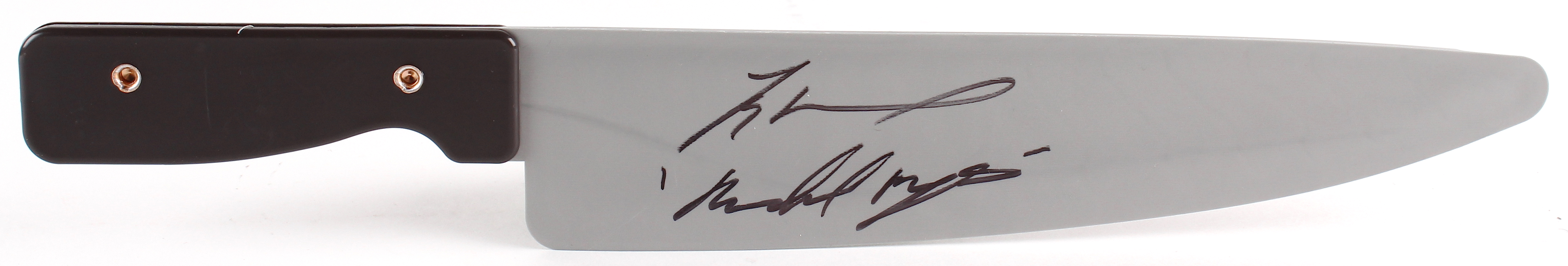 Tyler Mane Signed "Halloween" Prop Butcher Knife Inscribed "Michael ...