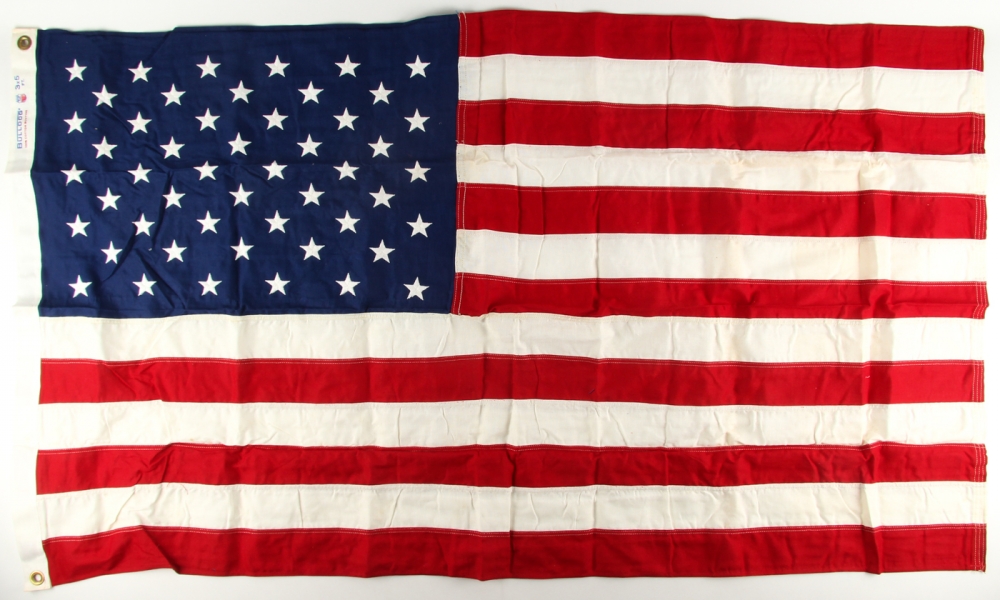 American Flag Flown Over the Capitol on July 4, 1976 (Architect of the ...