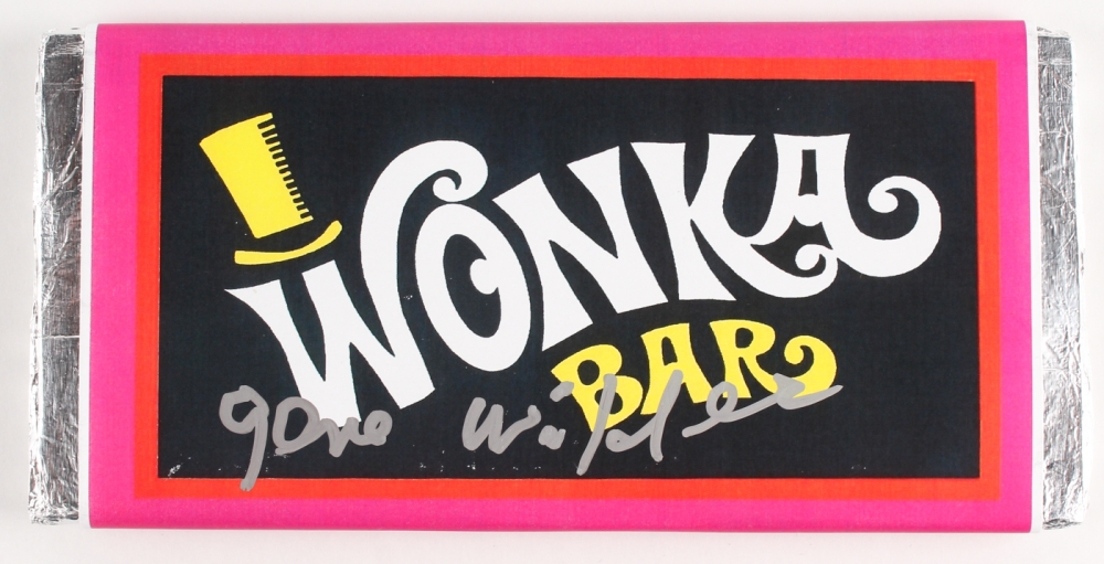 Gene Wilder Signed "Willy Wonka & the Chocolate Factory" Wonka Bar ...