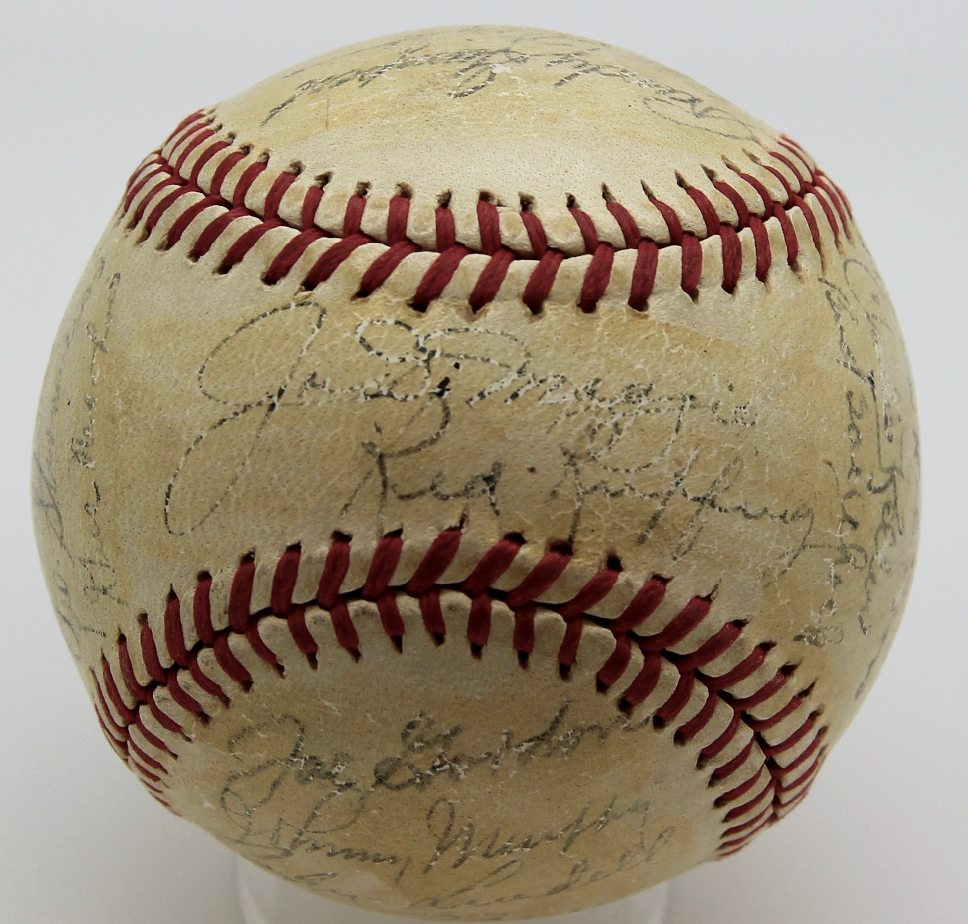 1946 New York Yankees OAL Baseball Team Signed by (26) with Joe ...