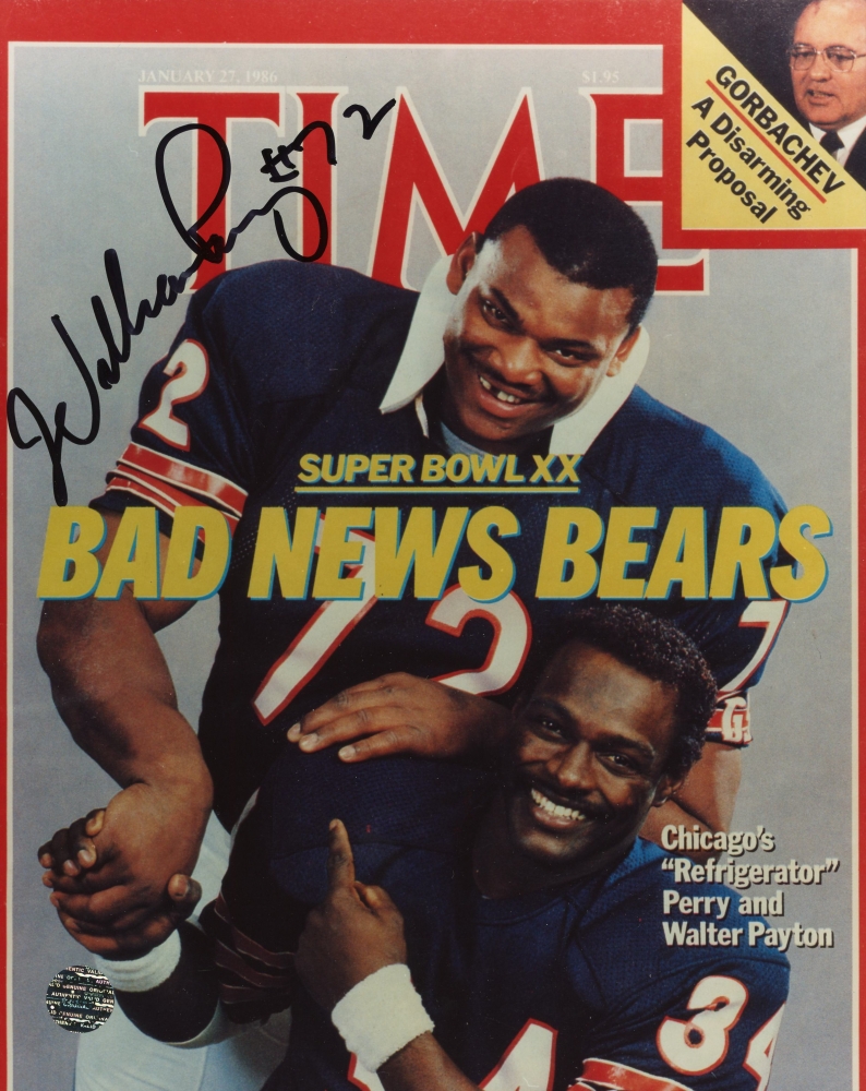 William Perry Signed Bears 8x10 Photo (Legends COA) | Pristine Auction
