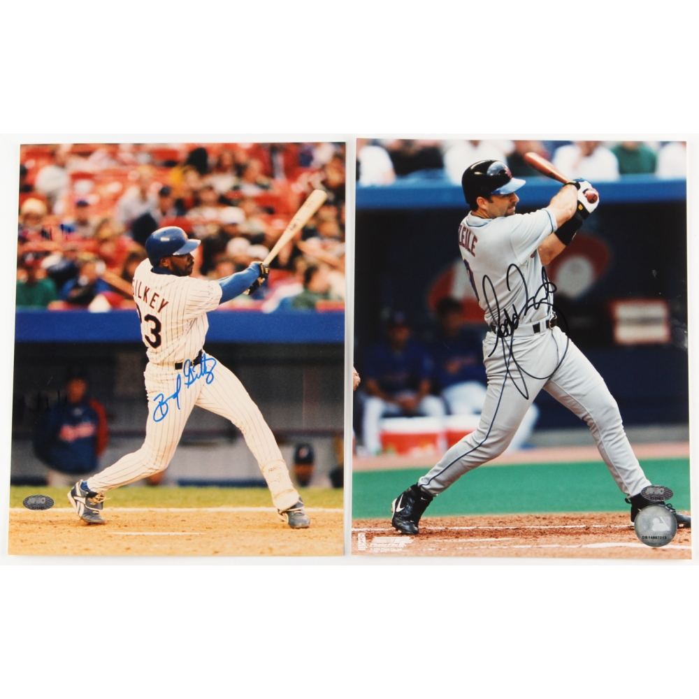 Lot of (2) 8x10 Photos Signed by Todd Zeile & Bernard Gilkey (FSC COA ...