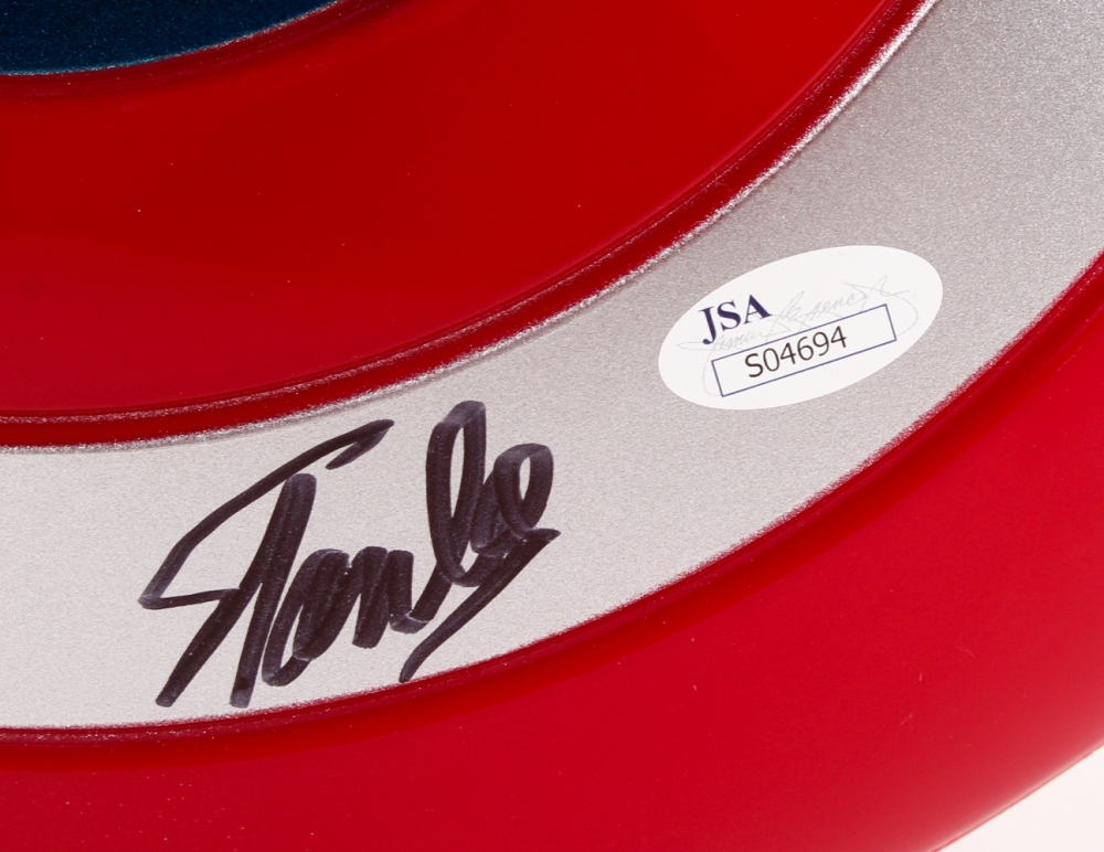 Stan Lee Signed Captain America 12" Shield (JSA COA) | Pristine Auction