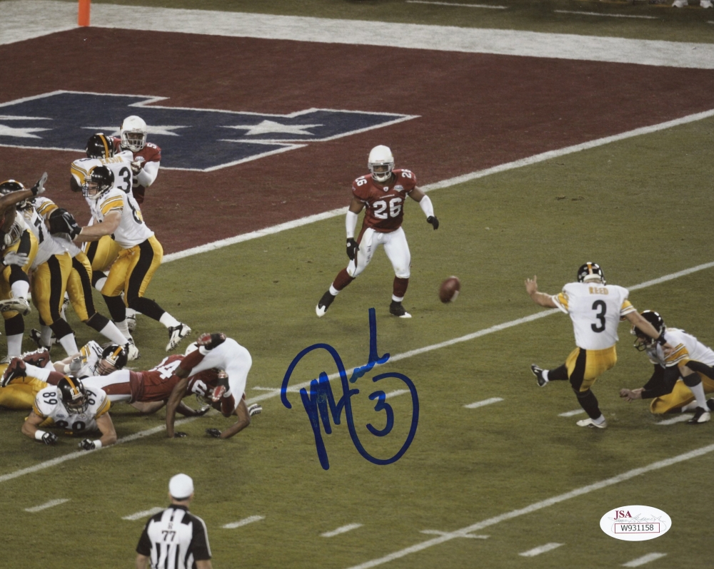 Jeff Reed Signed Steelers 8x10 Photo (JSA COA) | Pristine Auction