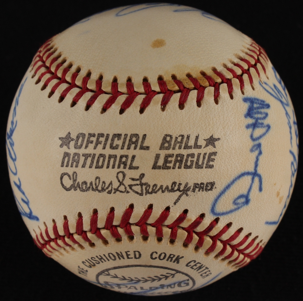 1973 Los Angeles Dodgers Team-Signed ONL Baseball with (17) Signatures ...