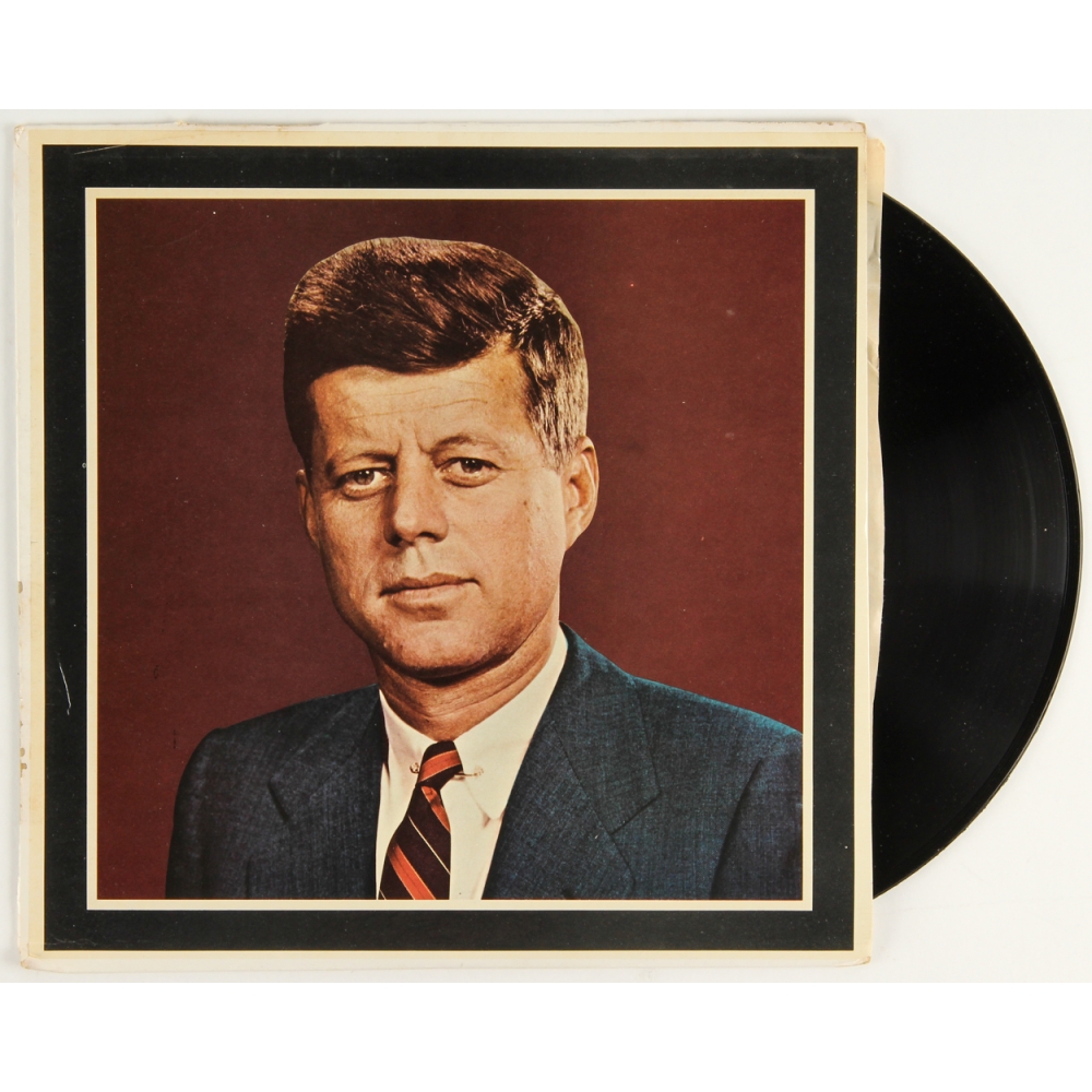Vintage 1964 JFK "The Kennedy Wit" Vinyl Record Album | Pristine Auction