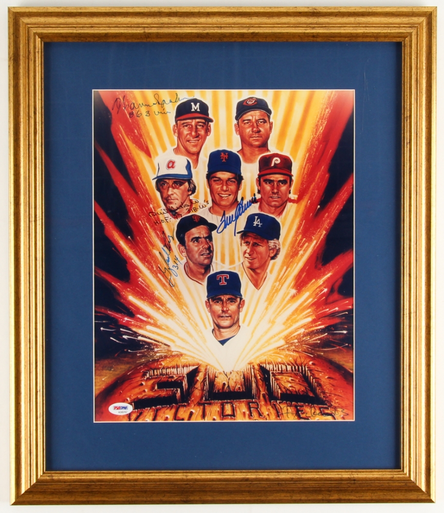 300 Win Club 17.75" x 20.75" Custom Framed Lithograph Display Signed by ...