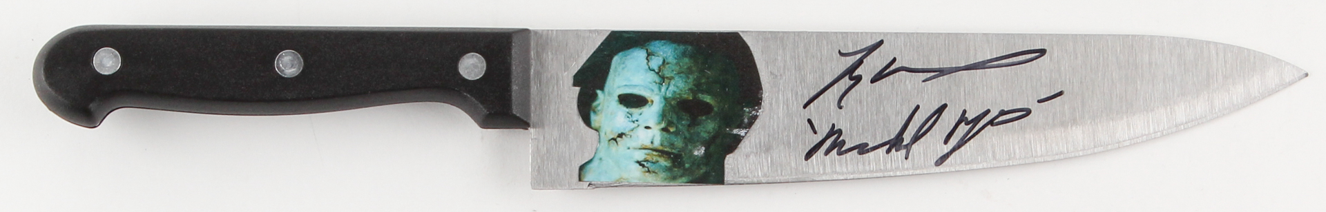 Tyler Mane Signed Custom Michael Myers "Halloween" Stainless Steel ...
