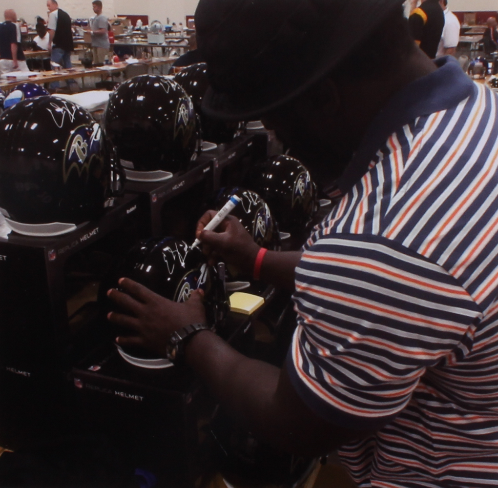 Ed Reed Signed Ravens Full-Size Helmet (JSA COA) | Pristine Auction