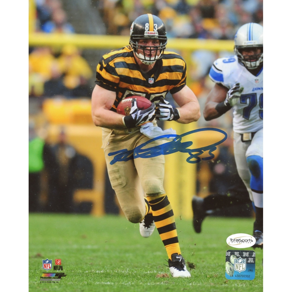 Heath Miller Signed Steelers 8x10 Photo (TSE COA) | Pristine Auction