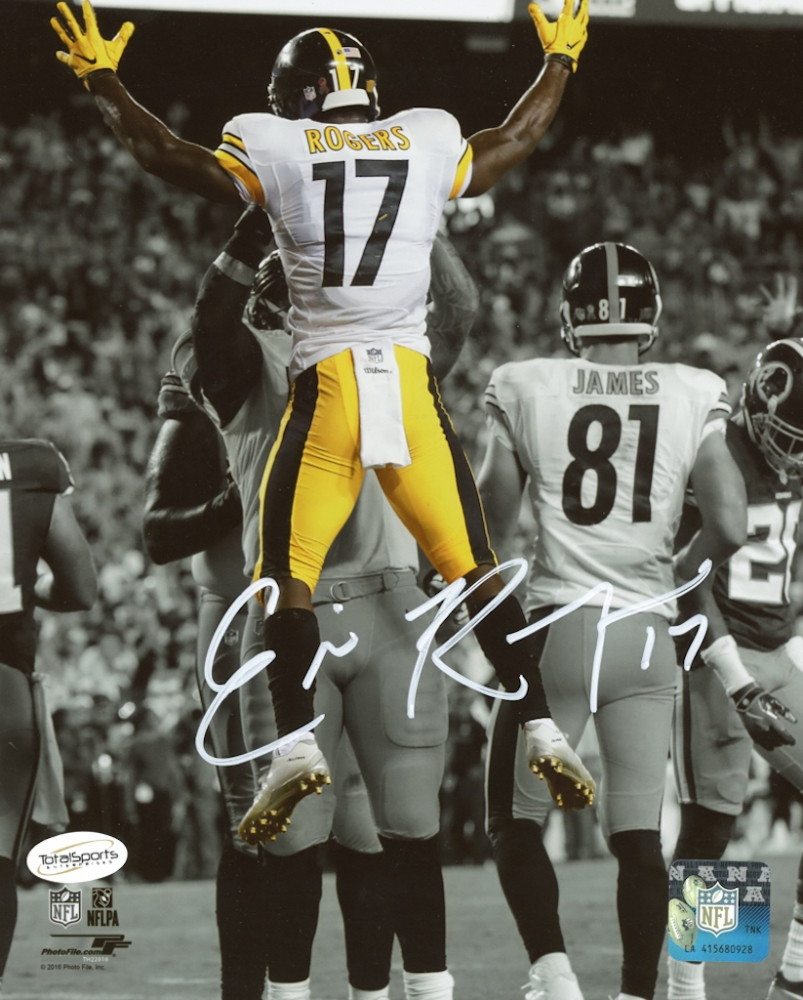 Eli Rogers Signed Steelers 8x10 Photo (TSE COA) | Pristine Auction