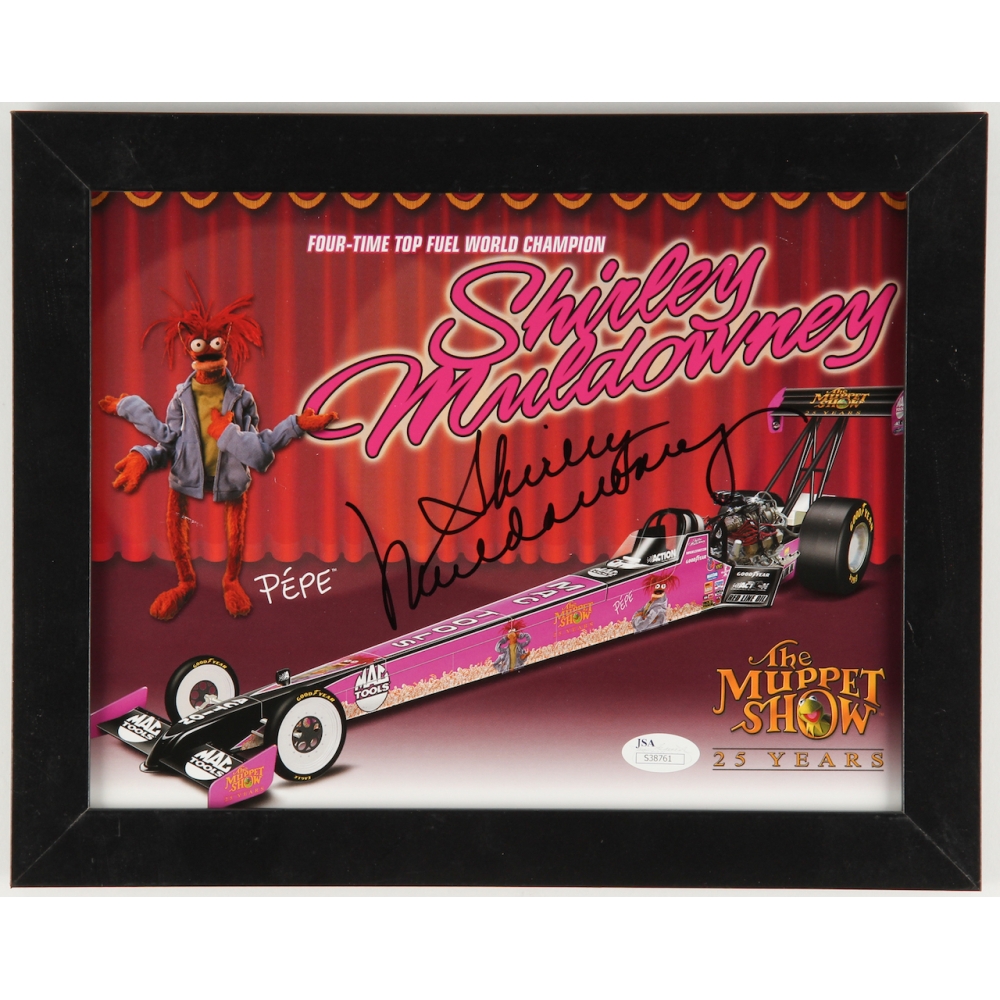Shirley Muldowney Signed "The Muppet Show" 10" x 12" Custom Framed ...