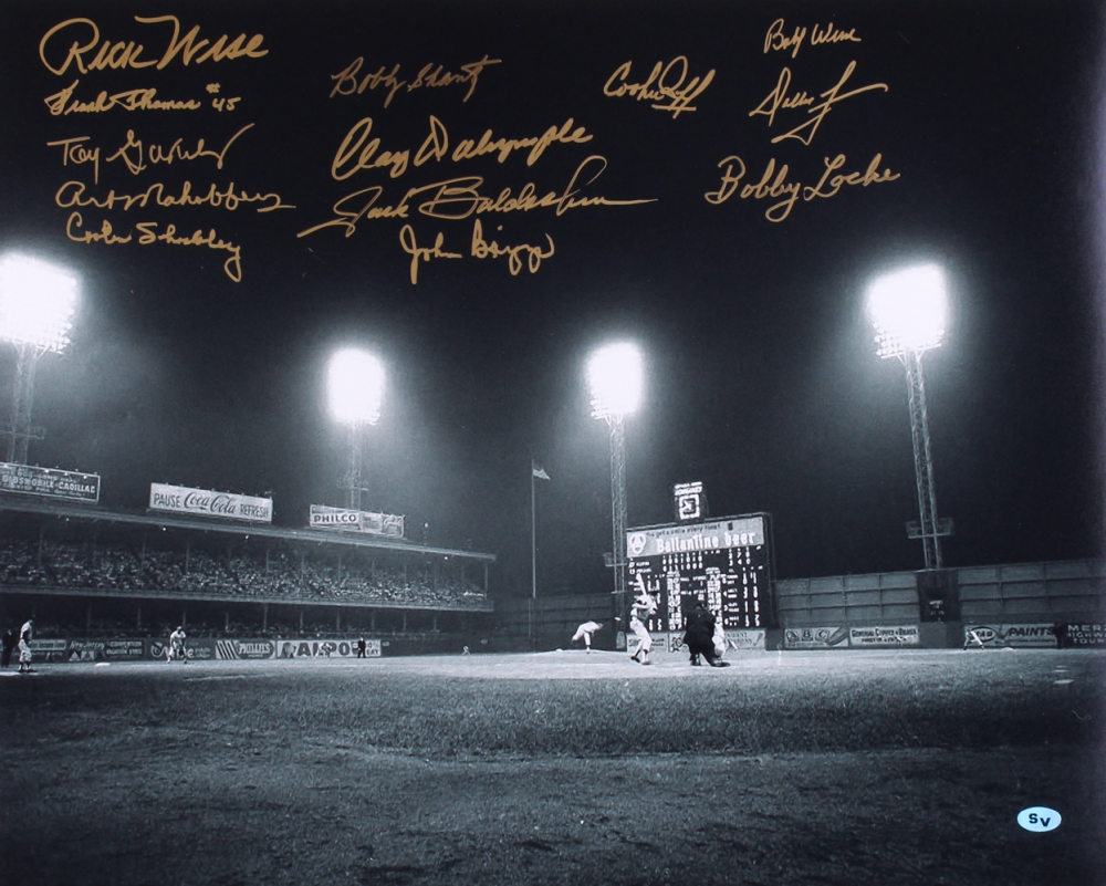 1964 Phillies Team-Signed 16x20 Photo with (13) Signatures Including ...