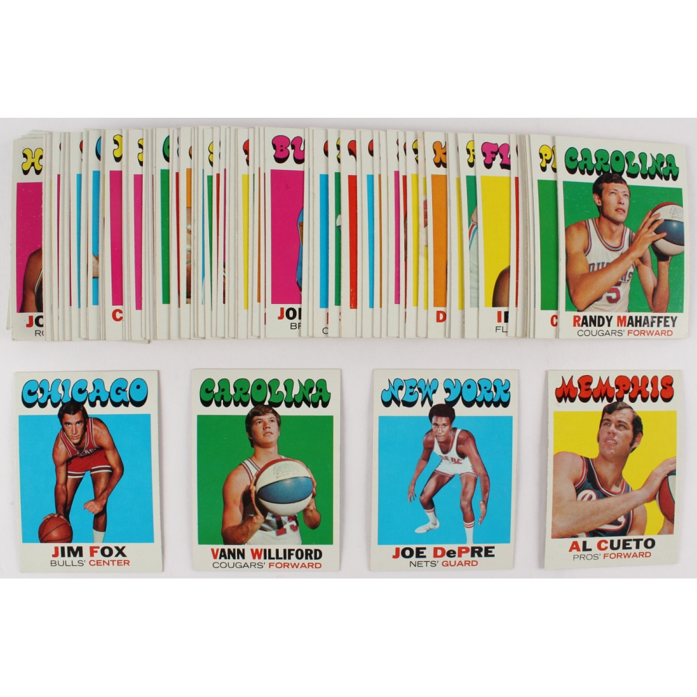 Lot of (89) 1971-72 Topps Basketball Cards with #221 Randy Mahaffey ...