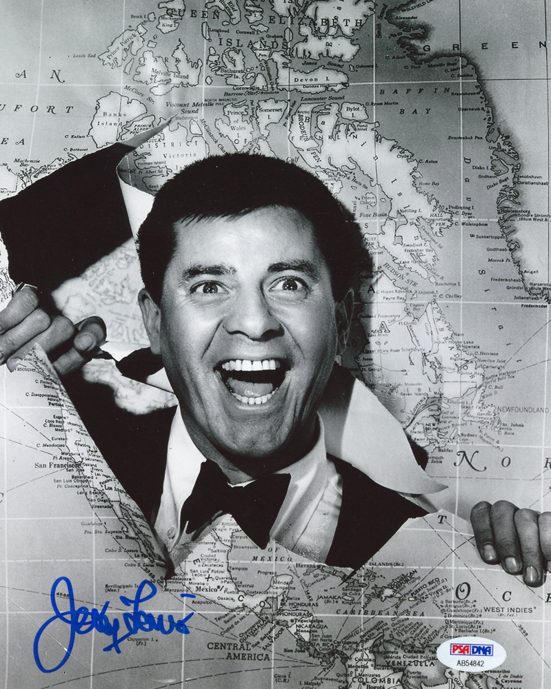 Jerry Lewis Signed "Hey Lady" 8x10 Photo (PSA COA) | Pristine Auction