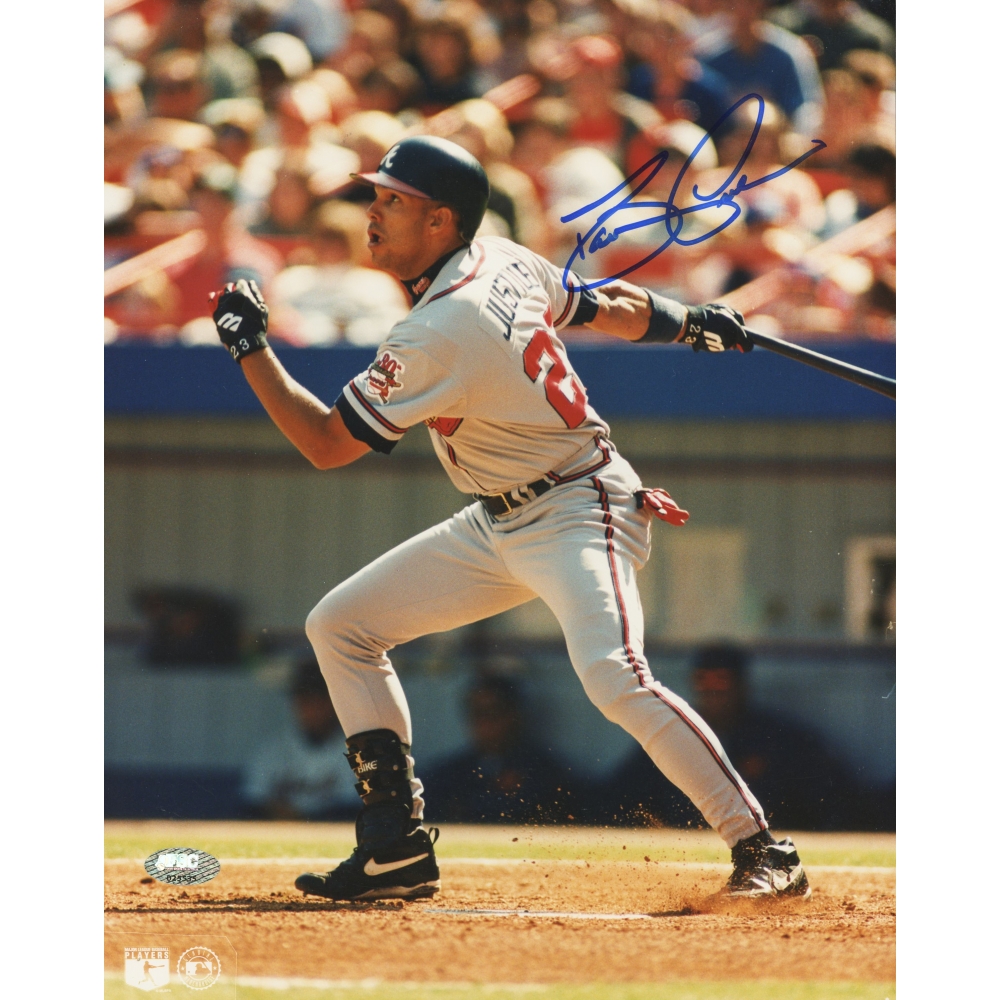 Dave Justice Signed Braves 8x10 Photo (FSC COA) | Pristine Auction