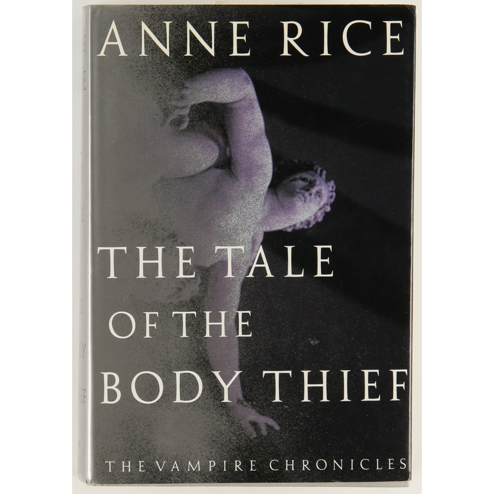 Anne Rice Signed 'The Tale of the Body Thief' Hardcover Book (JSA COA ...