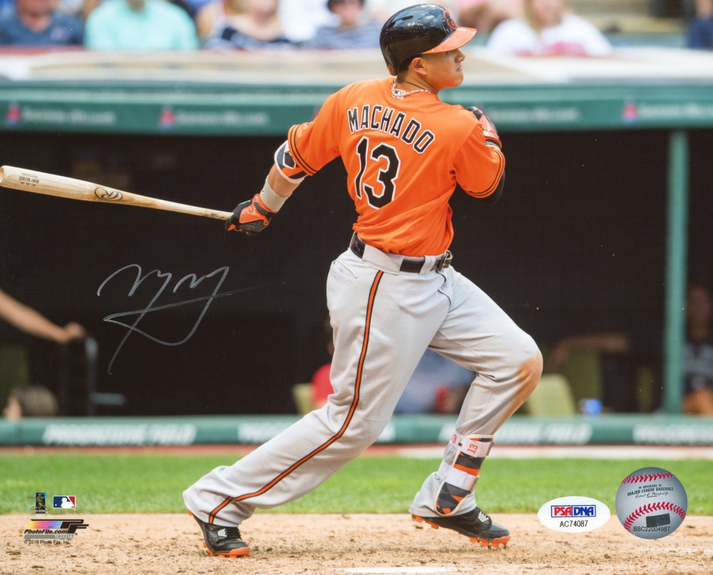 Manny Machado Signed Orioles 8x10 Photo (PSA COA) | Pristine Auction