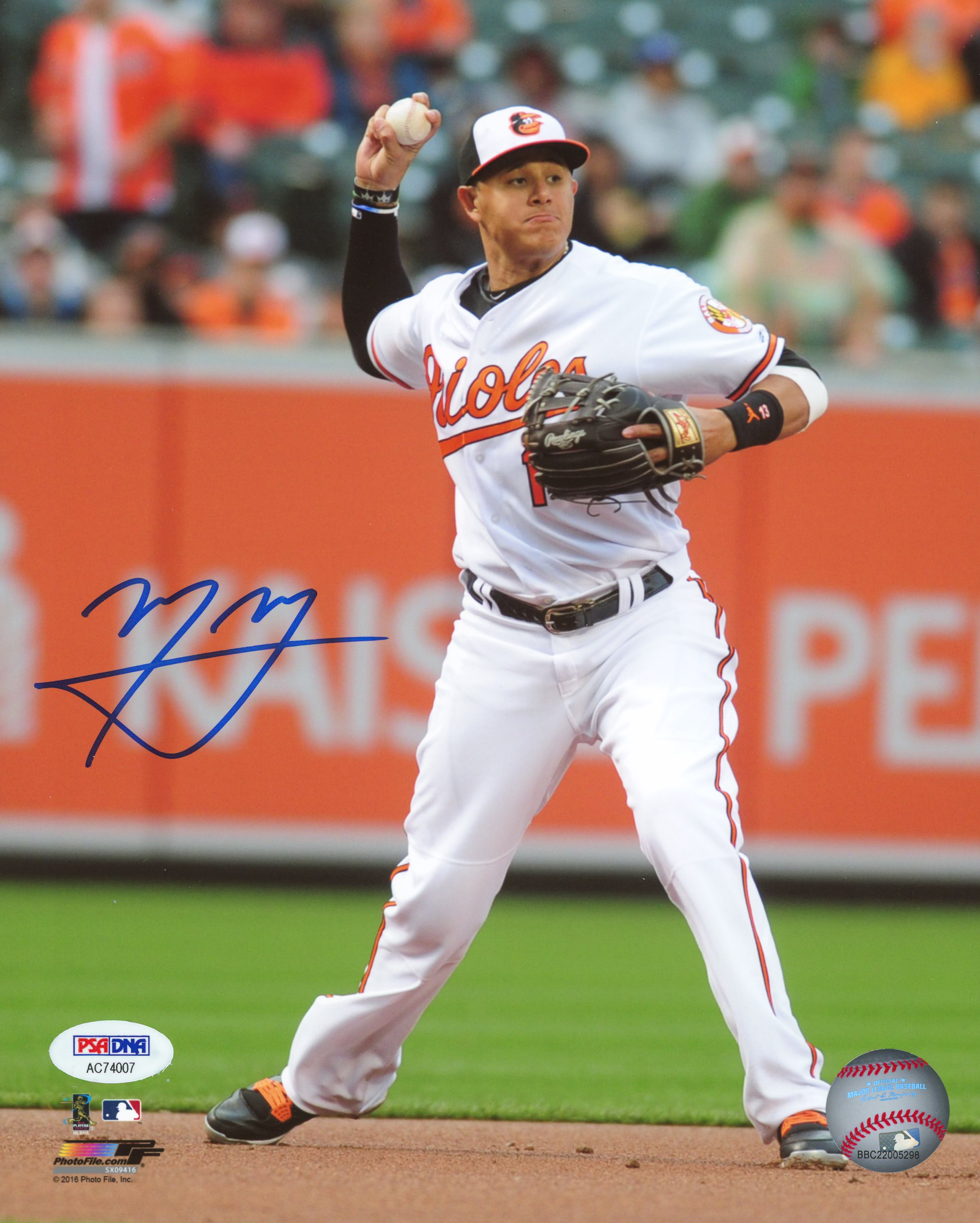 Manny Machado Signed Orioles 8x10 Photo (PSA COA) | Pristine Auction