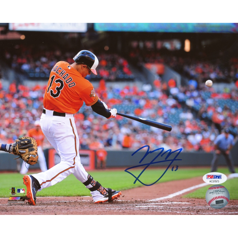 Manny Machado Signed Orioles 8x10 Photo (PSA COA) | Pristine Auction