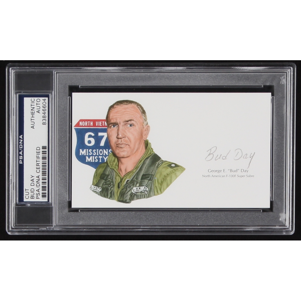 George Bud Day 3x5 Cut Signature - Vietnam Medal of Honor (Deceased ...