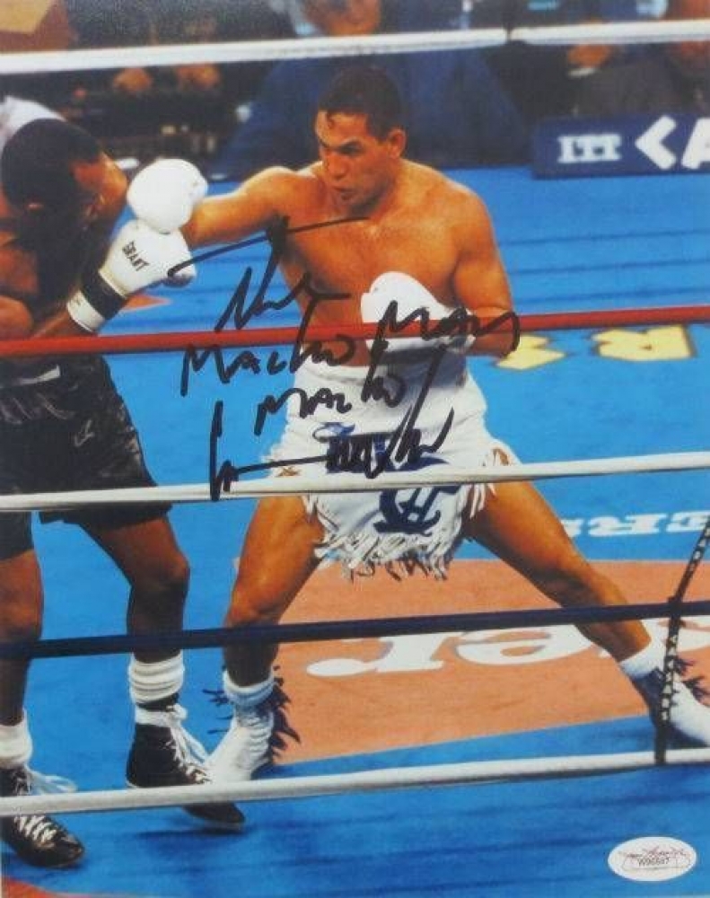 Hector "Macho Man" Camacho Signed UFC 8x10 Photo (JSA Hologram ...