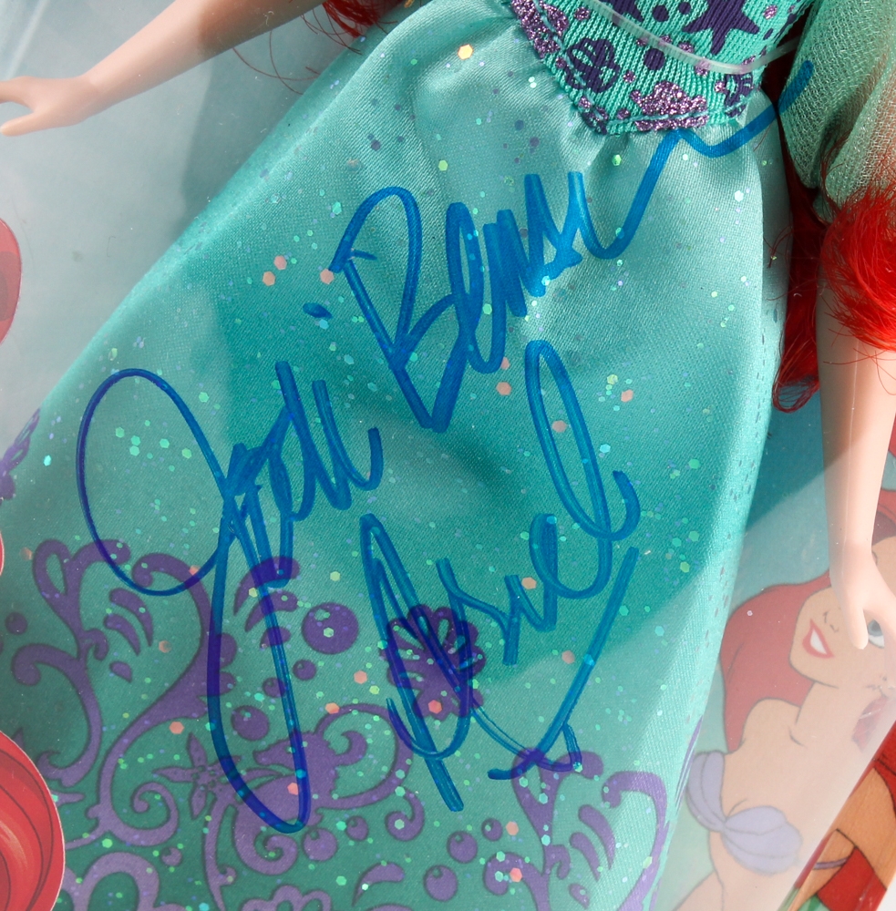 Jodi Benson Signed Ariel Barbie Inscribed "Ariel" (JSA COA) | Pristine ...