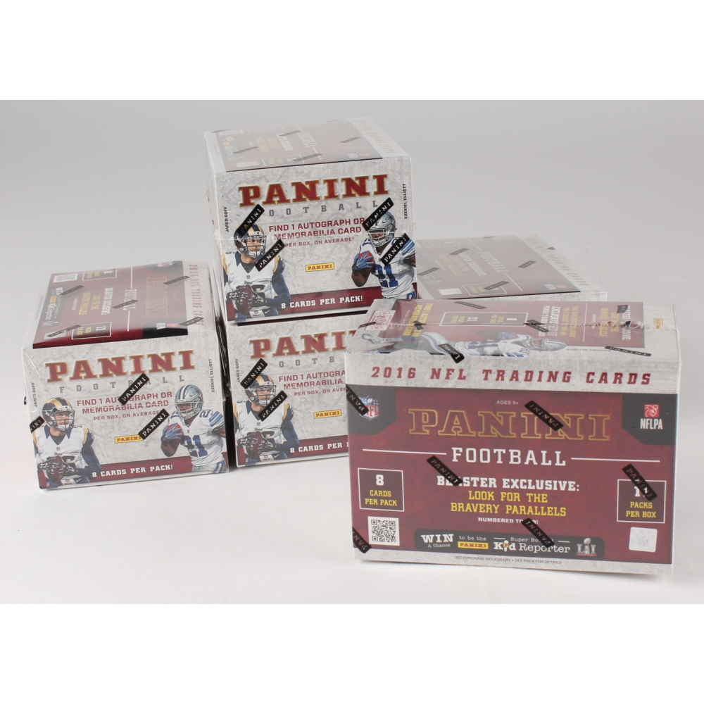 Lot of (5) 2016 Panini Football Unopened Box of (11) Packs | Pristine ...