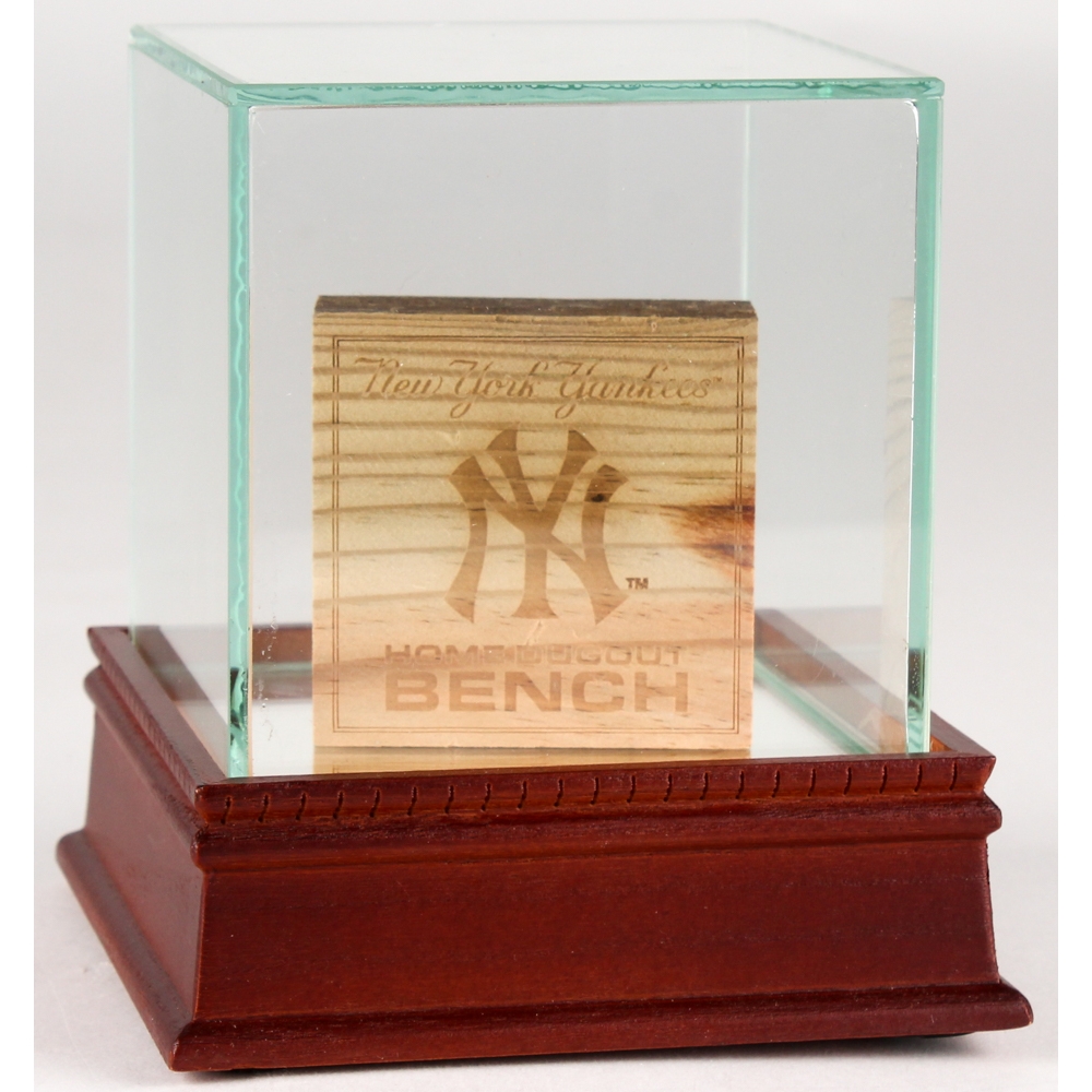 Authentic Piece of New York Yankees Game-Used Dugout Bench with High ...