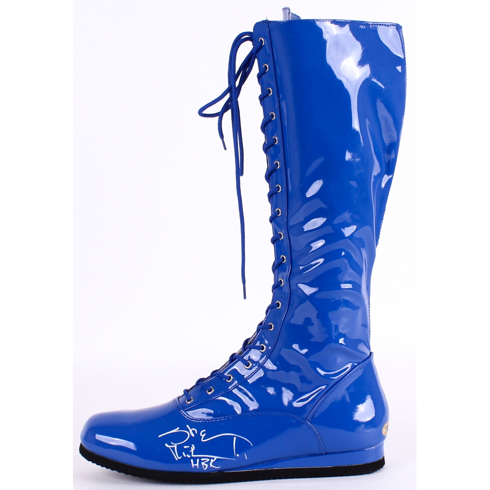 Shawn Michaels Signed Wrestling Boot Inscribe "HBK" (MAB Hologram ...