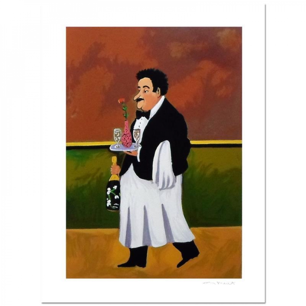 Guy Buffet Signed "Monsieur Pierre" Limited Edition 13x19 Serigraph ...
