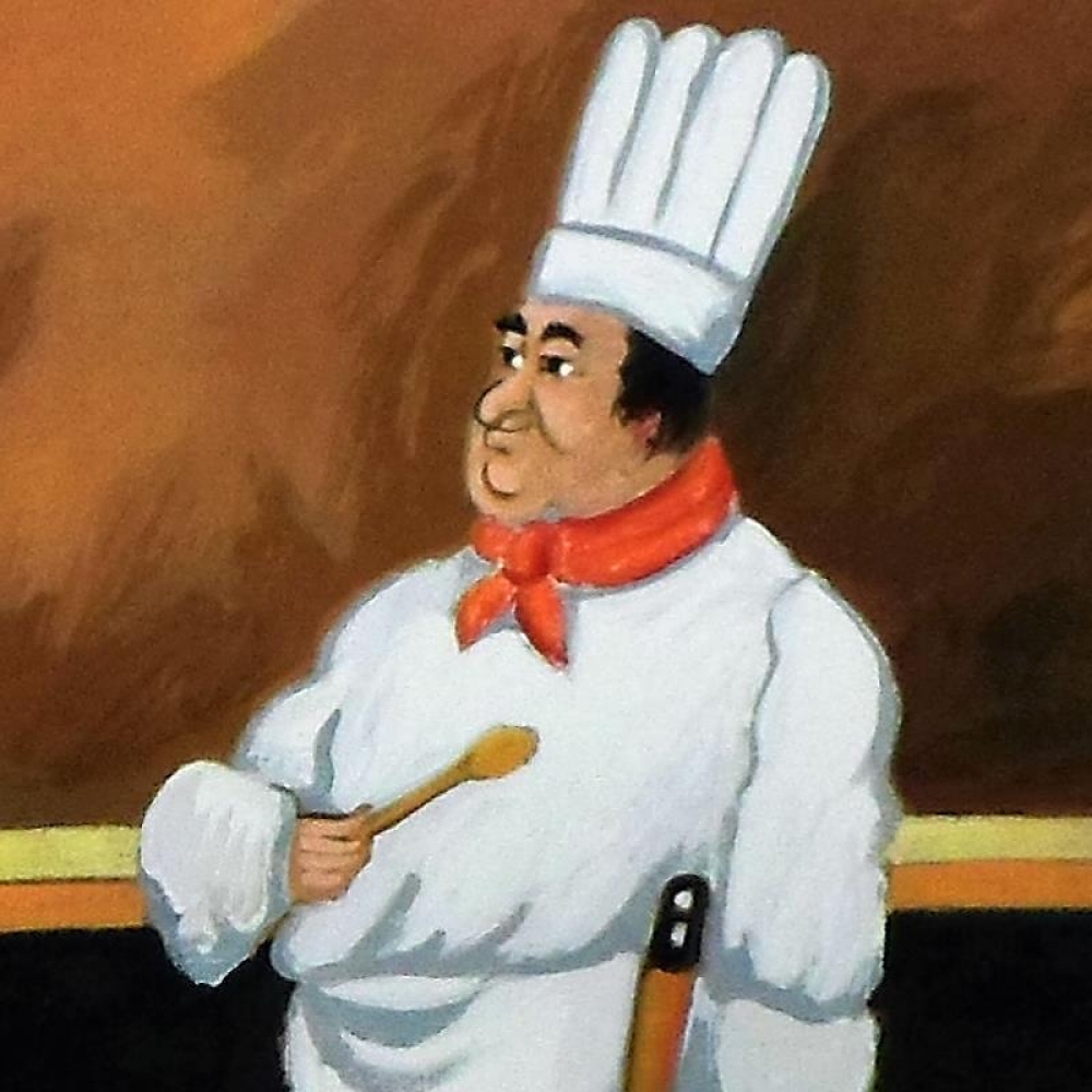 Guy Buffet Signed "Chef Albert" Limited Edition 13x19 Serigraph ...